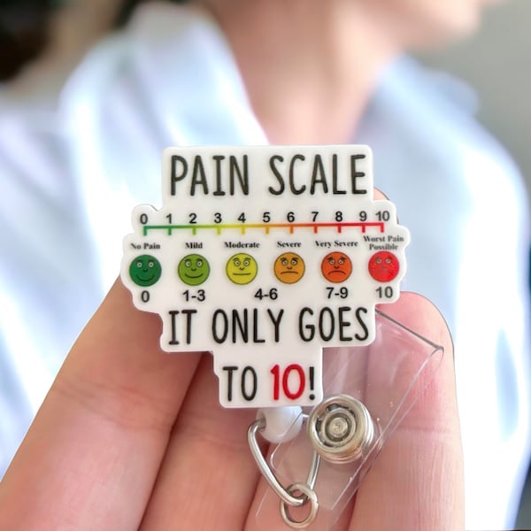 Funny Pain Scale - Etsy