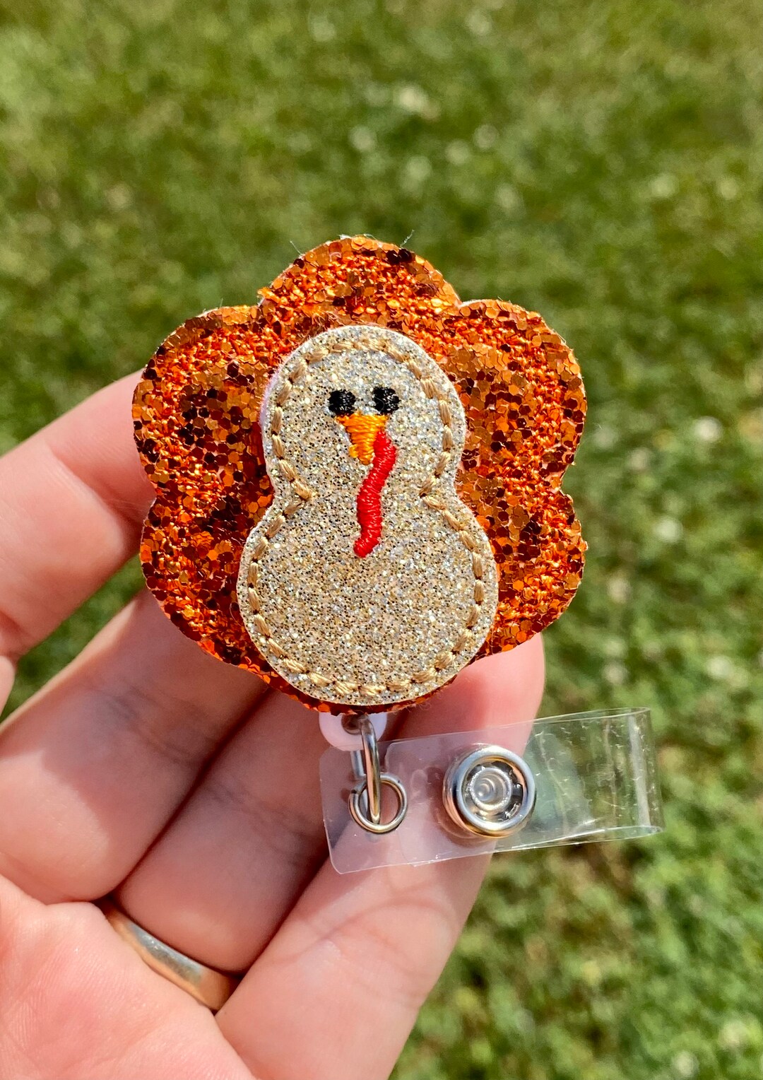 Turkey Badge Reel Turkey Badge Turkey Name Badge Decorative Name Badge ...