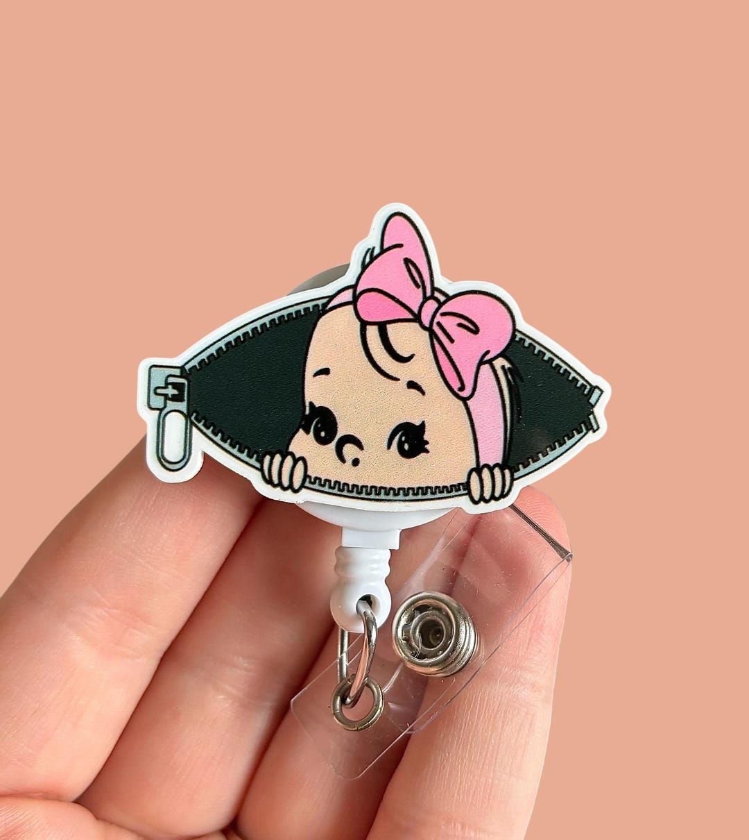 Welcoming Committee Labor and Delivery Baby Badge Reel - Baby Badge ...