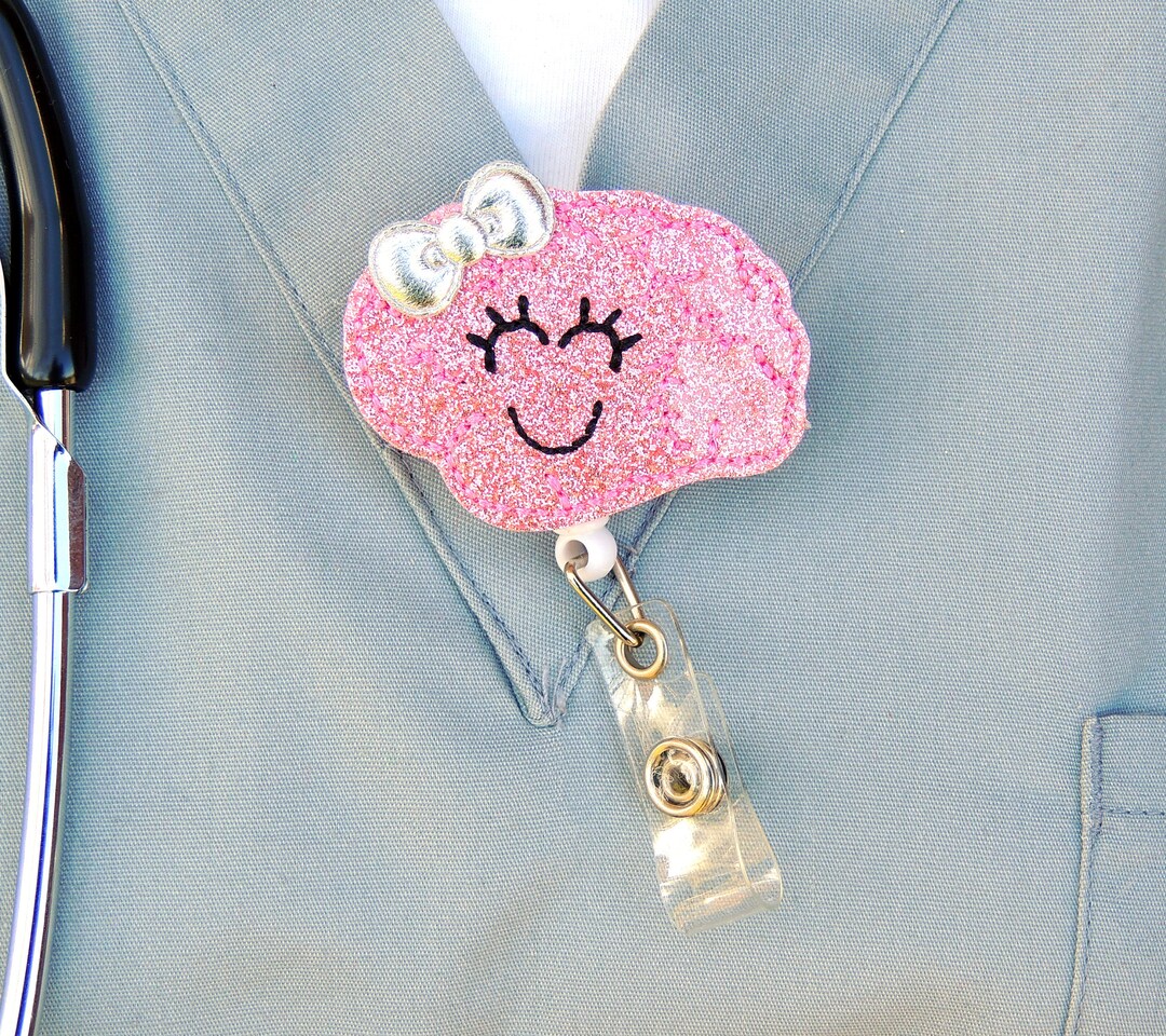 Brain Badge Reel Neurologist Badge Reel Nurse Badge Reel Badge Pull ...
