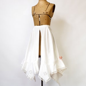 Vintage Victorian Open Drawers Antique White Cotton Lingerie ...