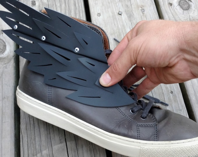 Lace-on Pair of Shoe Wings - Etsy