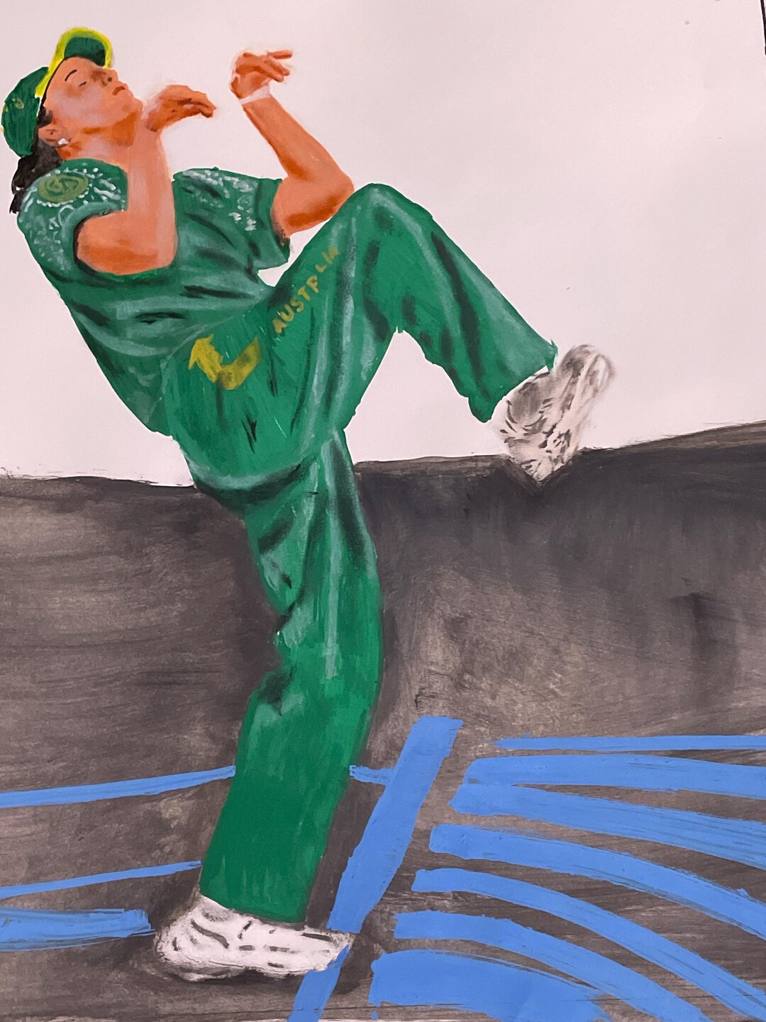 Raygun Australian Olympic Break Dancer Painting by Zero - Etsy