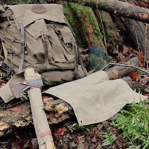 Waxed Canvas Ground Cloth Junior for Bushcraft Outdoor Gear - Etsy