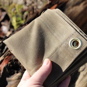 Waxed Canvas Ground Cloth Junior for Bushcraft, Outdoor Gear, Camping ...