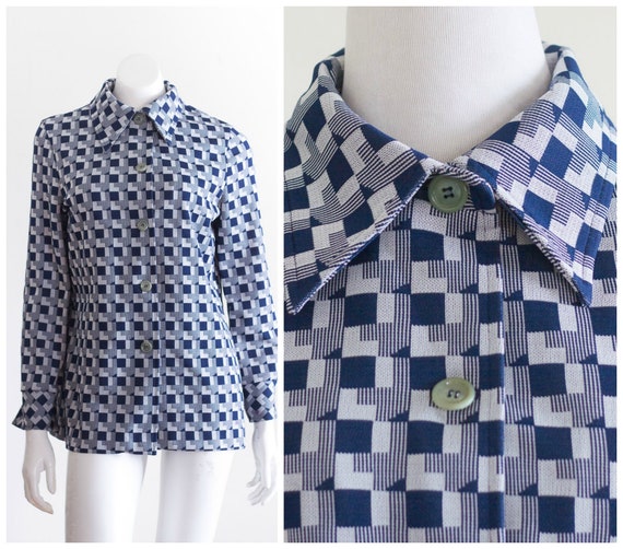 1970s blue and - Gem