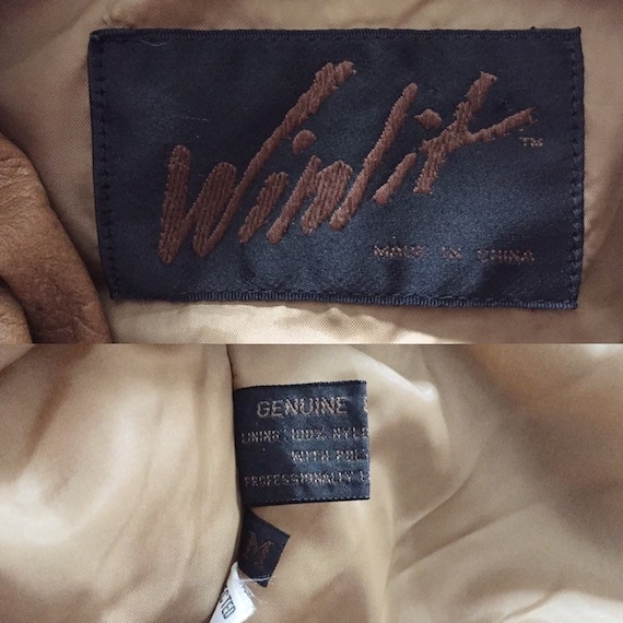 1980s/1990s Brown Patchwork Leather and Suede Bomber … - Gem