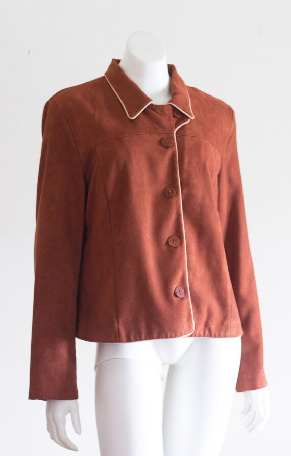 1970s rust orange jacket - Gem