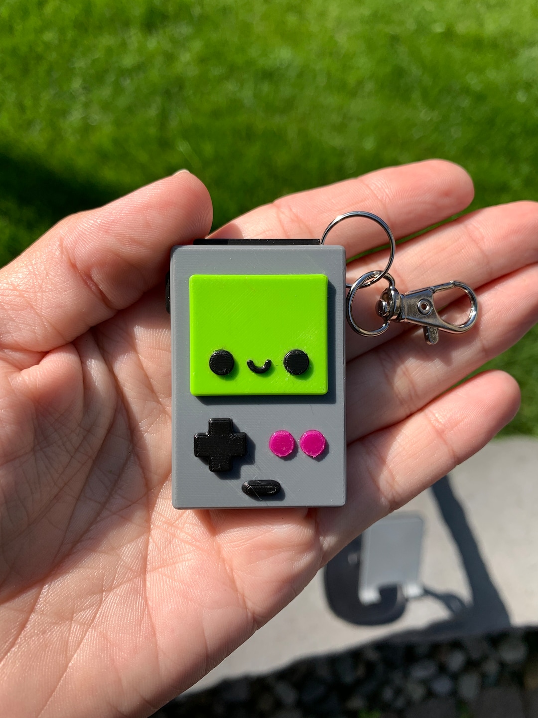 3D Printed “retro Handheld Gaming Console” Keychain - Etsy