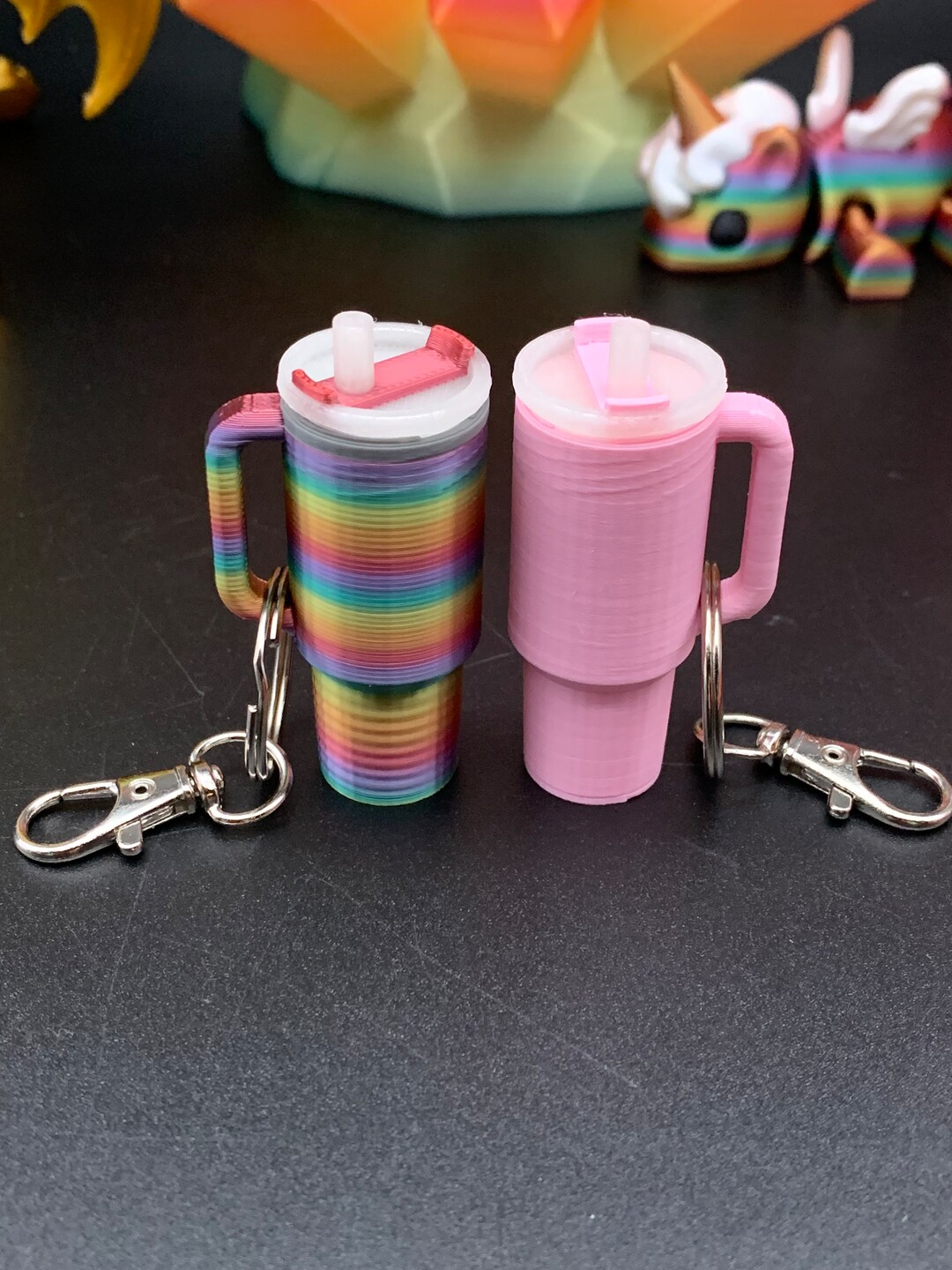 3D Printed Mini “tumbler” Keychain Container for Small Items (not ...