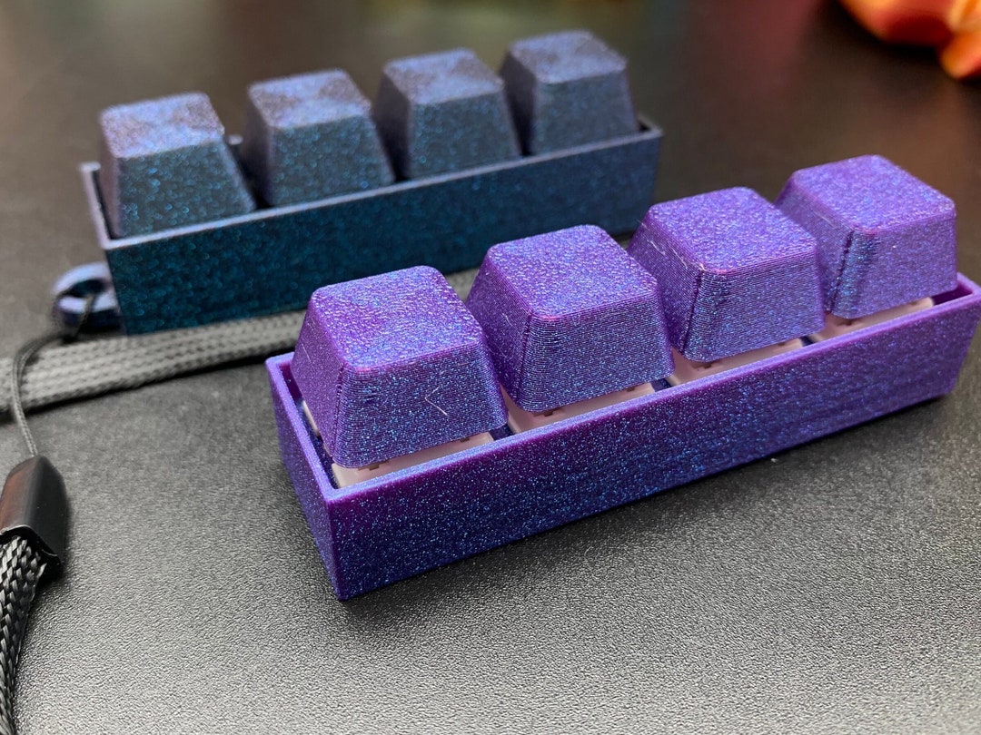3D Printed Galaxy 4 Key Mechanical Keyboard Switch Fidget Keychain - Etsy