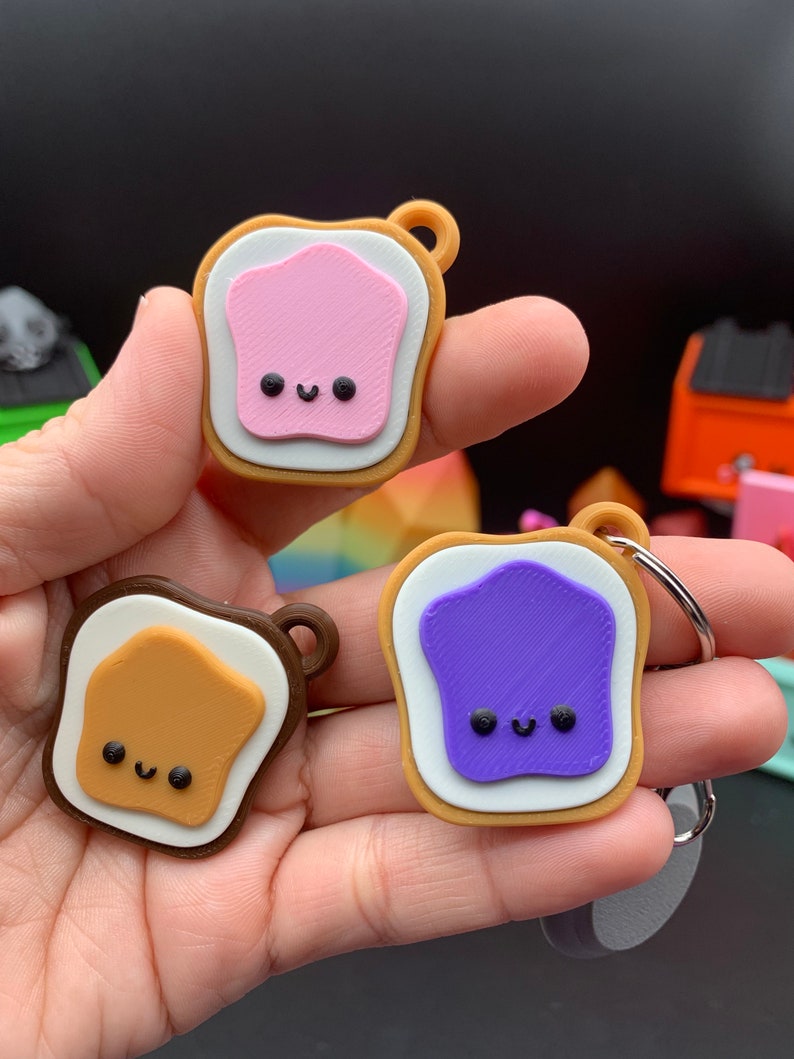 3D Printed 3pc “breakfast Club” Keychain - Etsy