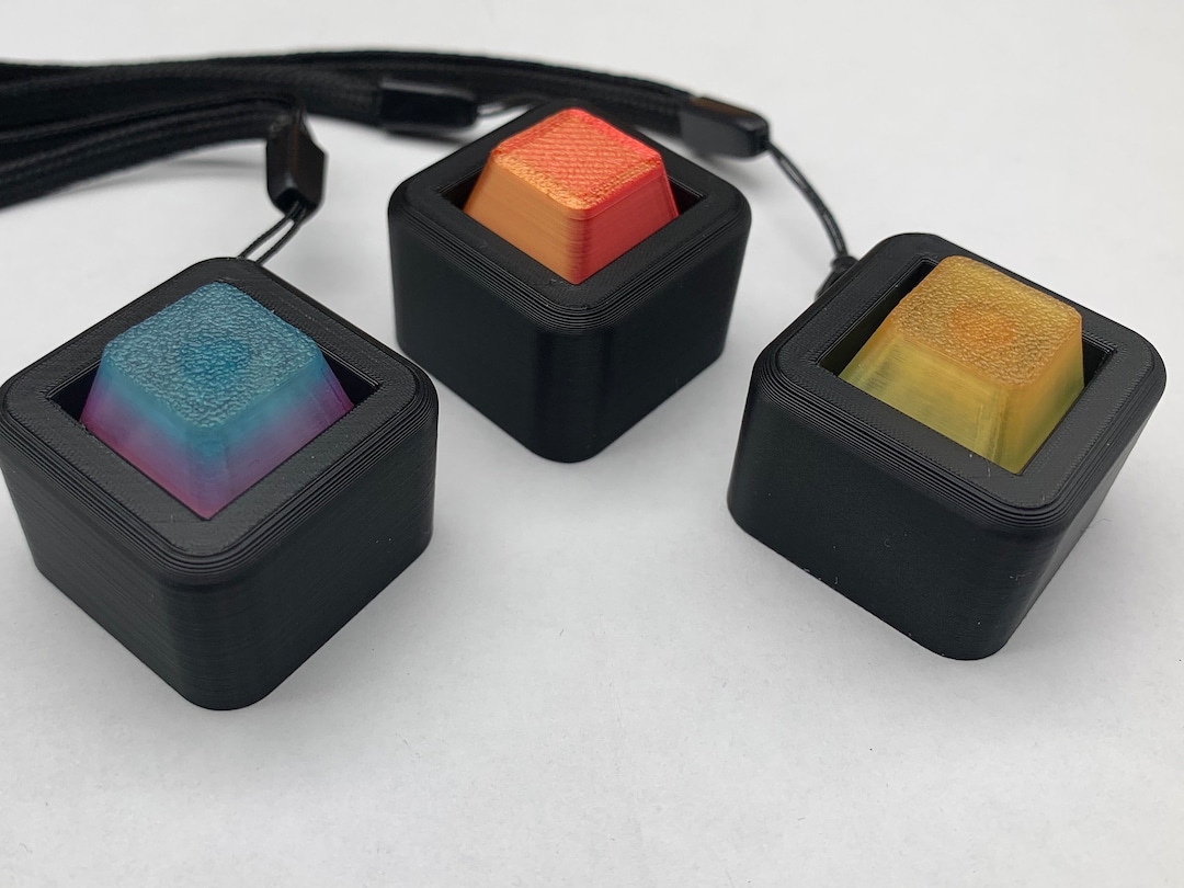 3D Printed Mechanical Keyboard Switch Fidget Keychain - Etsy