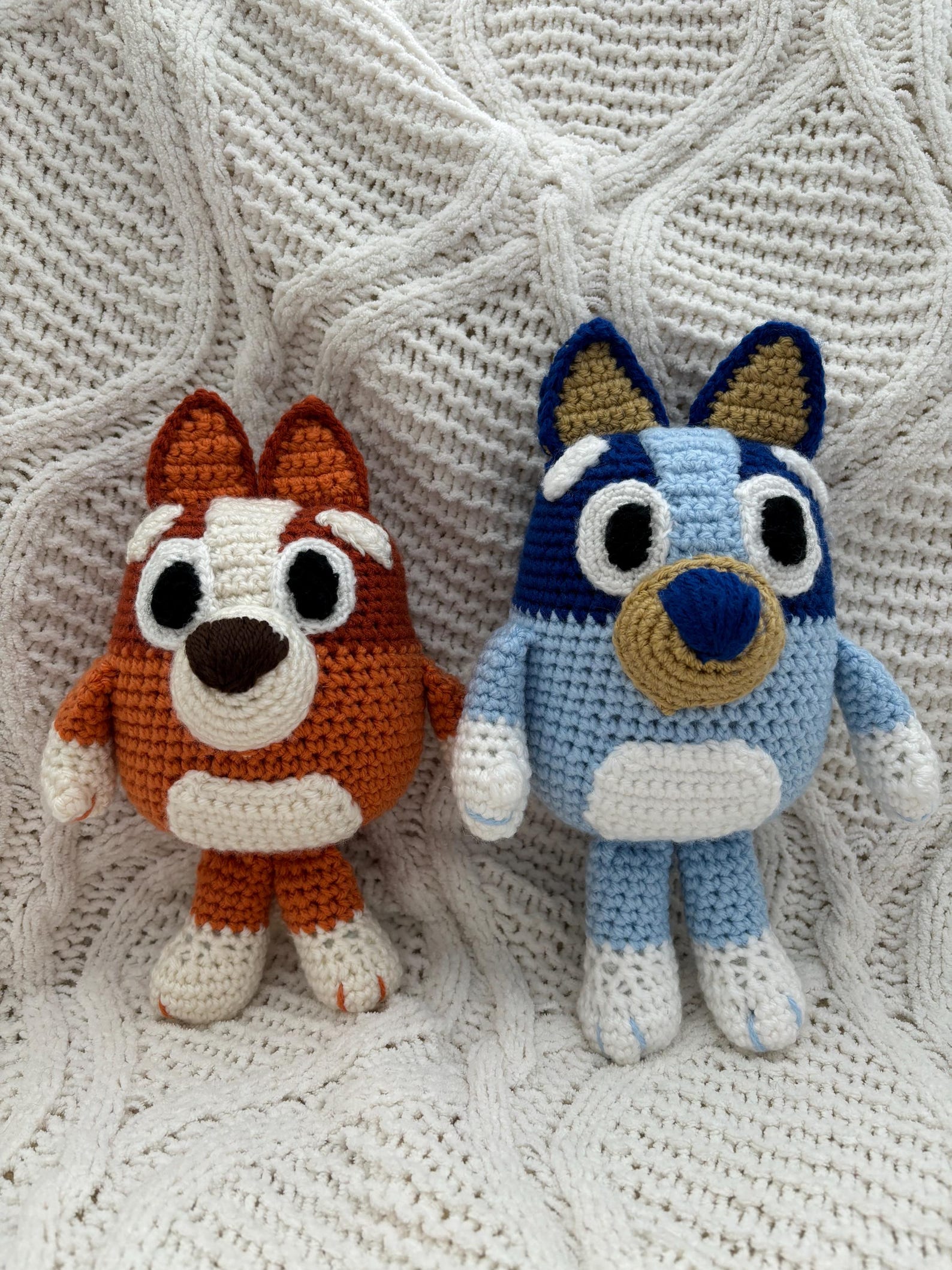Bluey and Bingo Inspired Blue Heeler and Red Heeler Puppies Stuffies ...