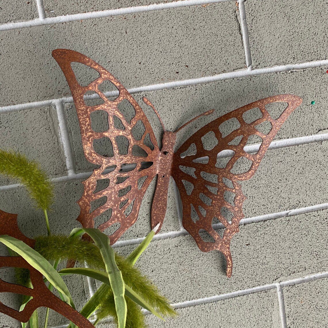 Rustic Metal Butterflies Butterflies Home Decor Wall | Etsy