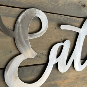 Metal Eat Sign, Kitchen Decoration, Kitchen Accents, Home Decor , Wall ...