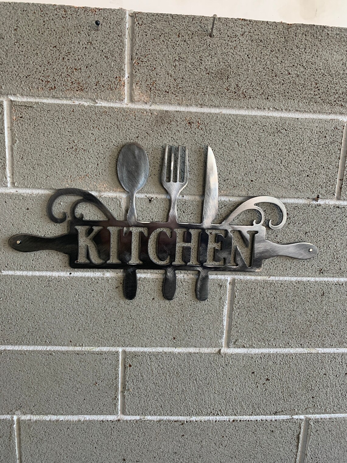 Kitchen Wall Art. Kitchen Decor Metal Wall Hanging Art - Etsy