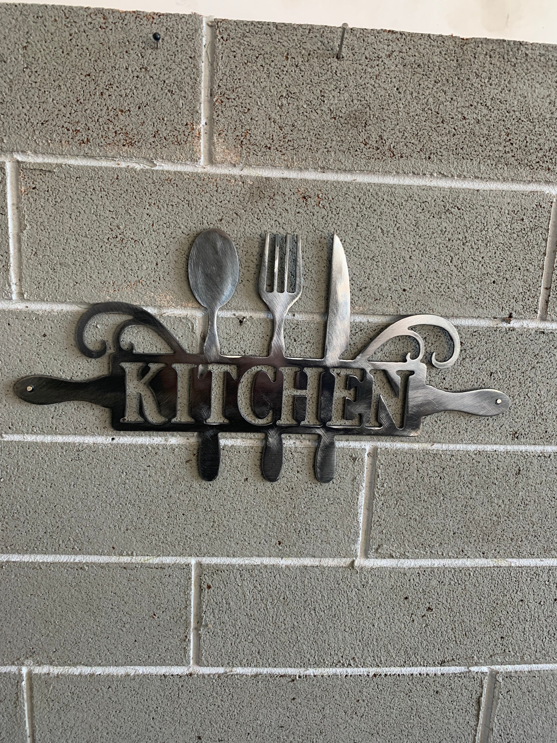 Kitchen Wall Art. Kitchen Decor Metal Wall Hanging Art - Etsy