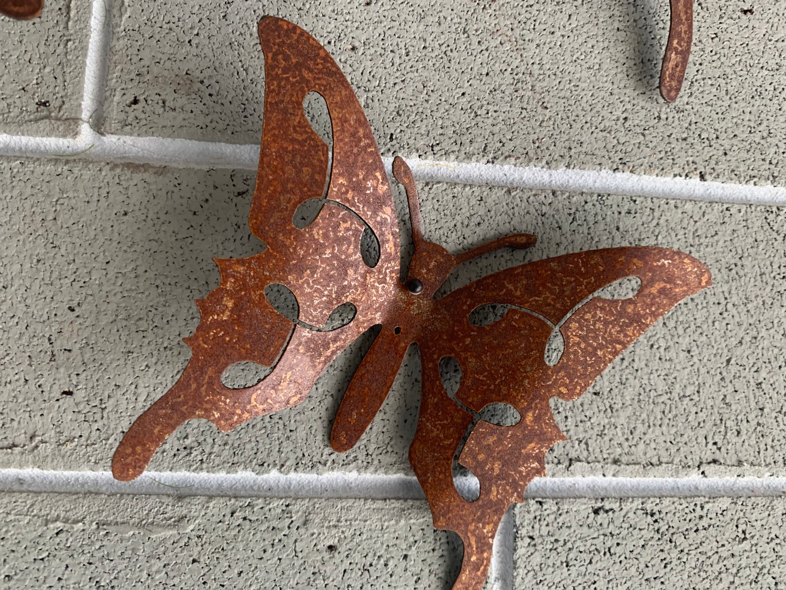 Rustic Metal Butterflies Butterflies Home Decor Wall | Etsy