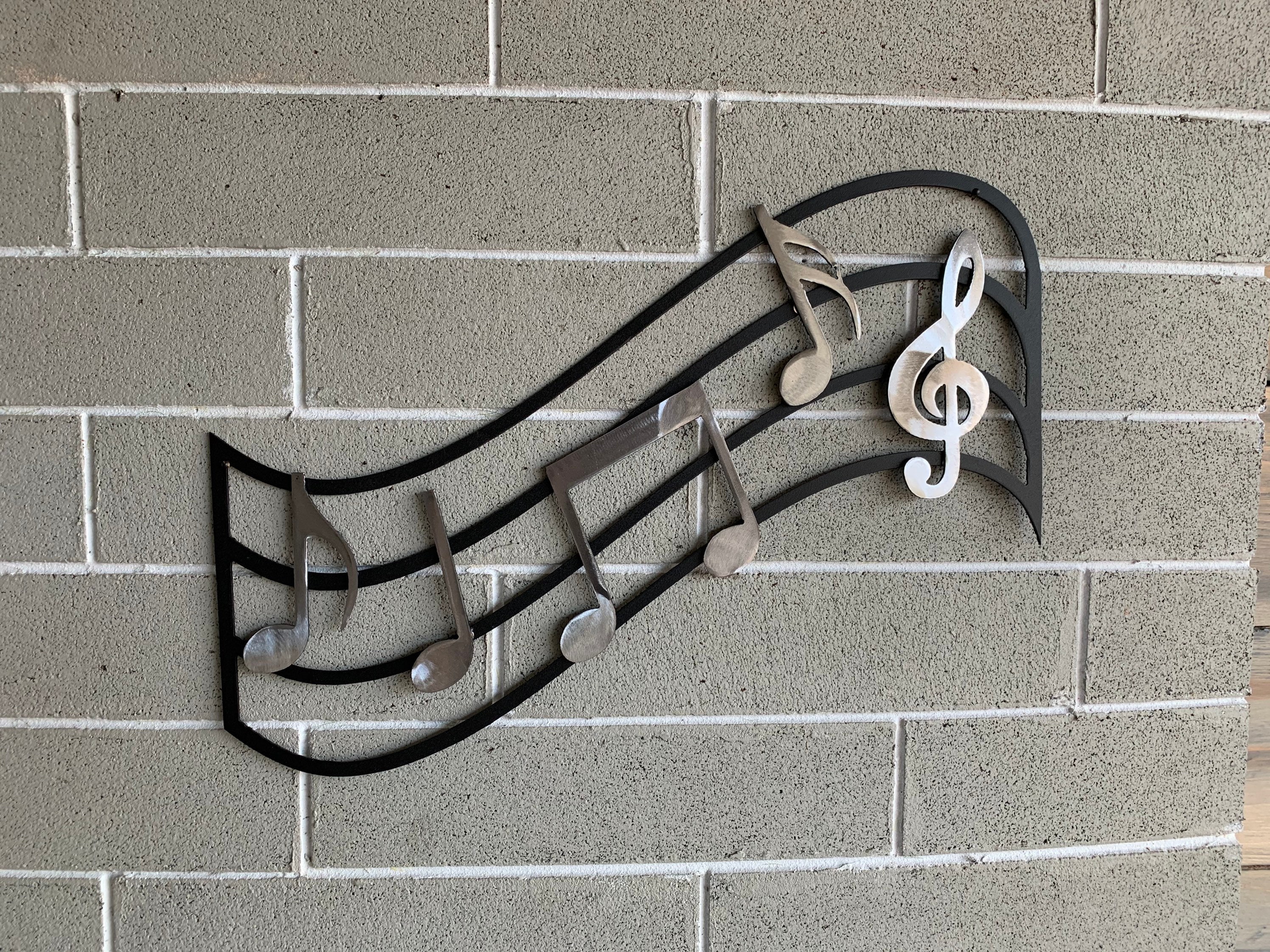 Metal Music Wall Art Hanging Music Art | Etsy