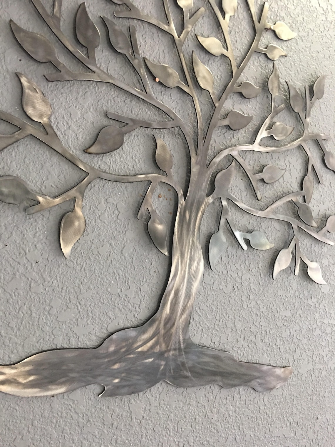 Silver Steel Treesilver Tree Sanded Steel beautiful Tree - Etsy