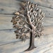 Beautiful Oak -tree Metal Art - Wall Art - Etsy