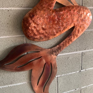 Mermaid - Steel Mermaid -home Decor - Metal Art - Wall Hanging - Etsy