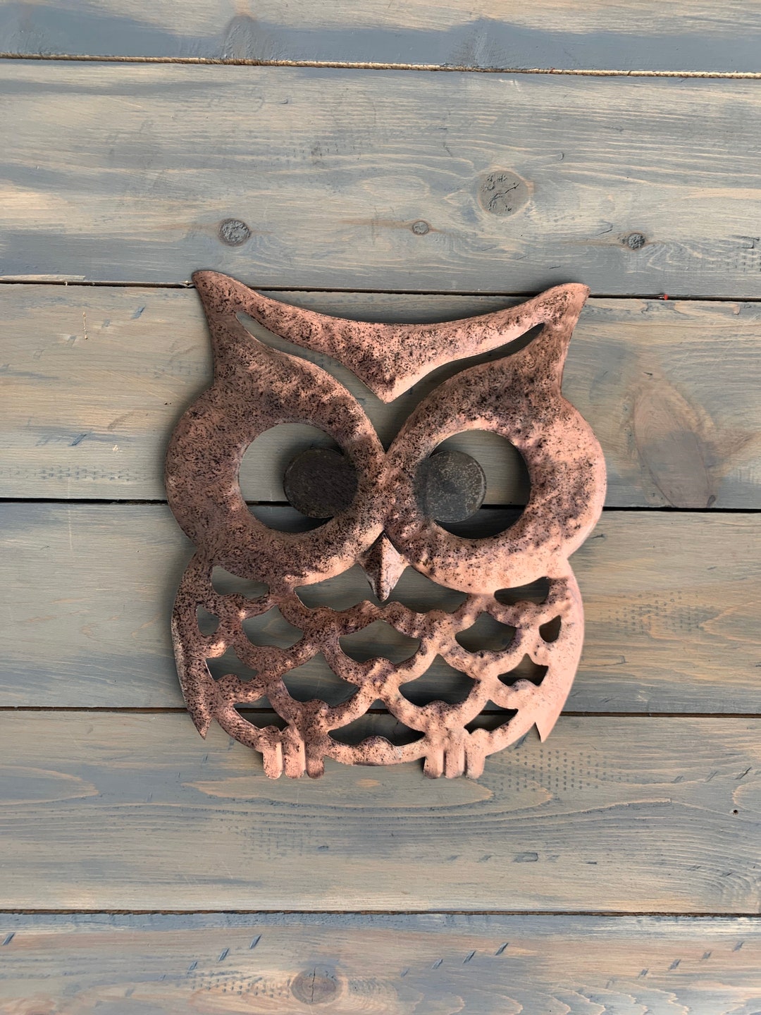 Wise Ol Owl - Metal Owl - Wall Decor - Metal Art - Wall Hanging - Etsy