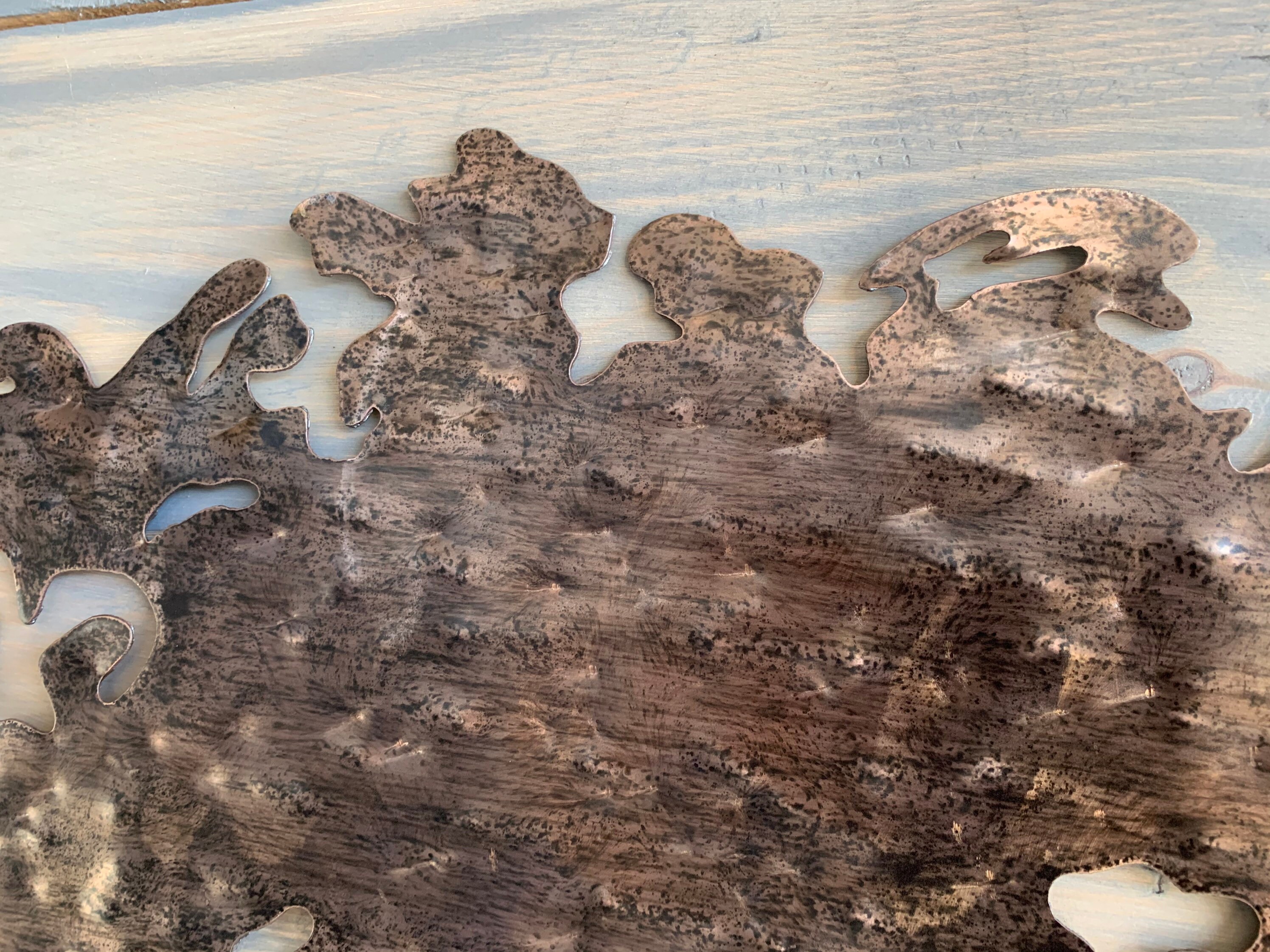 Metal Oak Tree Wall Hanging Metal Tree Art Hanging Tree | Etsy