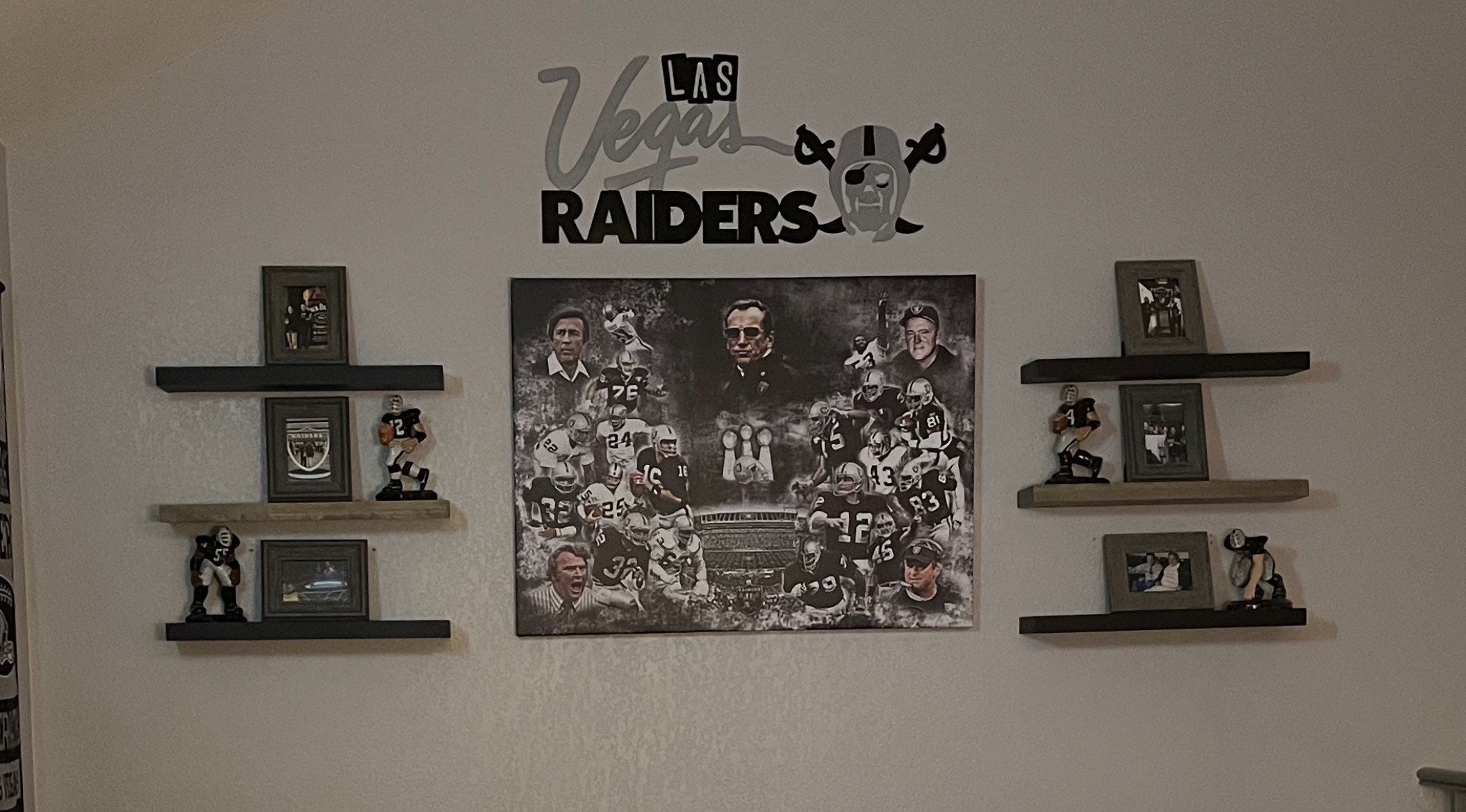 Las Vegas Raiders Metal Wall Art Raider Art. Home Decor - Etsy Sweden