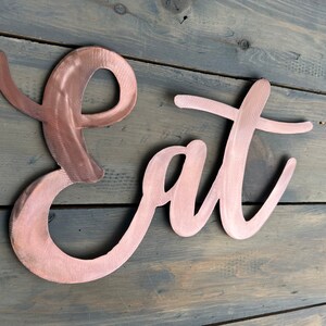 Metal Eat Sign, Kitchen Decoration, Kitchen Accents, Home Decor , Wall ...