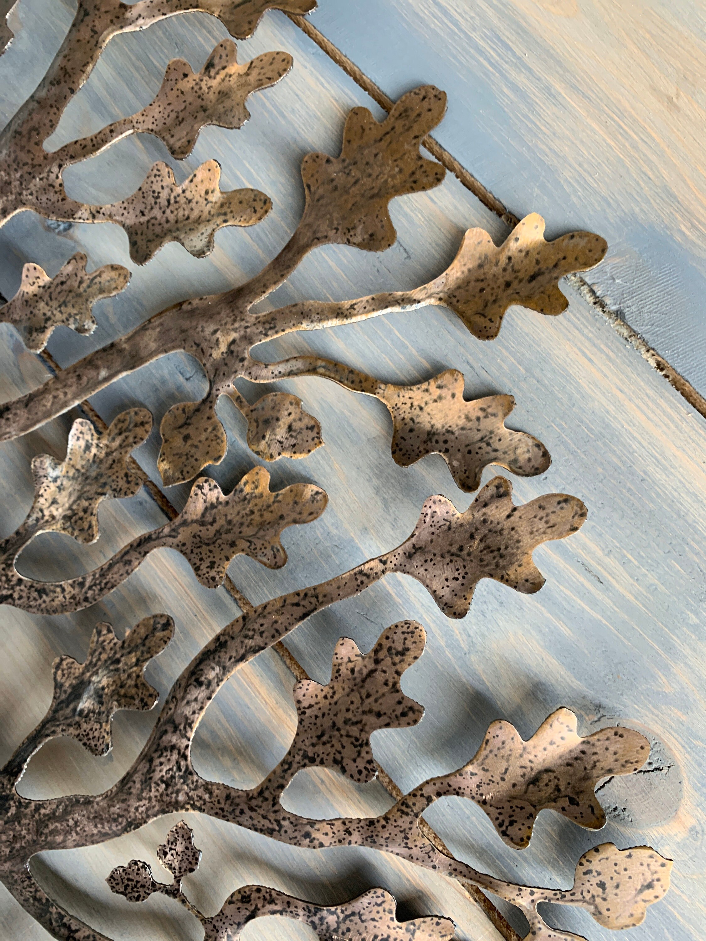 Beautiful Oak -tree Metal Art - Wall Art - Etsy