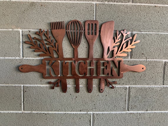Kitchen Metal Wall Decor