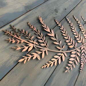 Fern Leaf, Metal Wall Fern, Wall Accents Fern, Home Decor Fern , Metal ...
