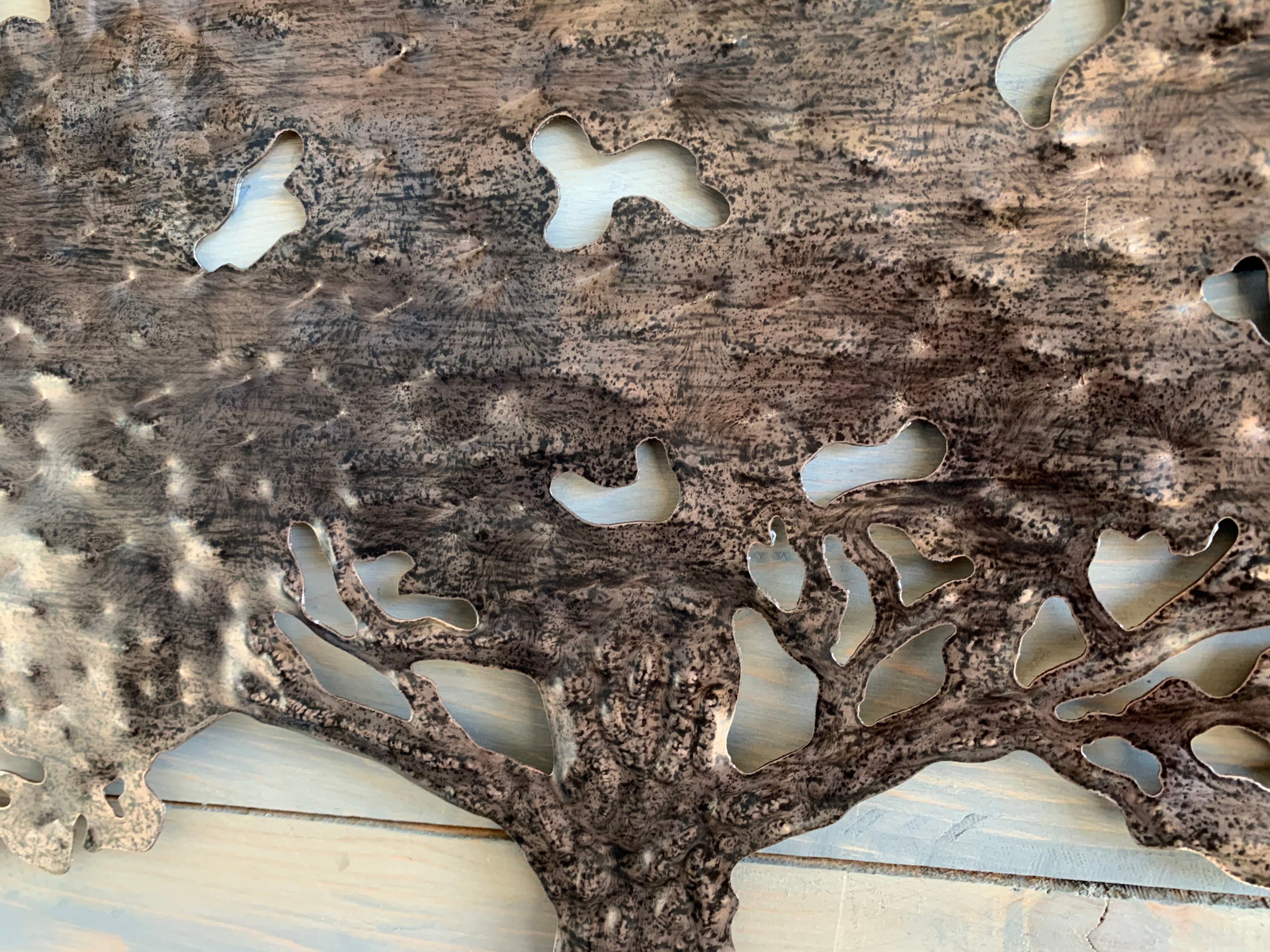 Metal Oak Tree Wall Hanging Metal Tree Art Hanging Tree - Etsy