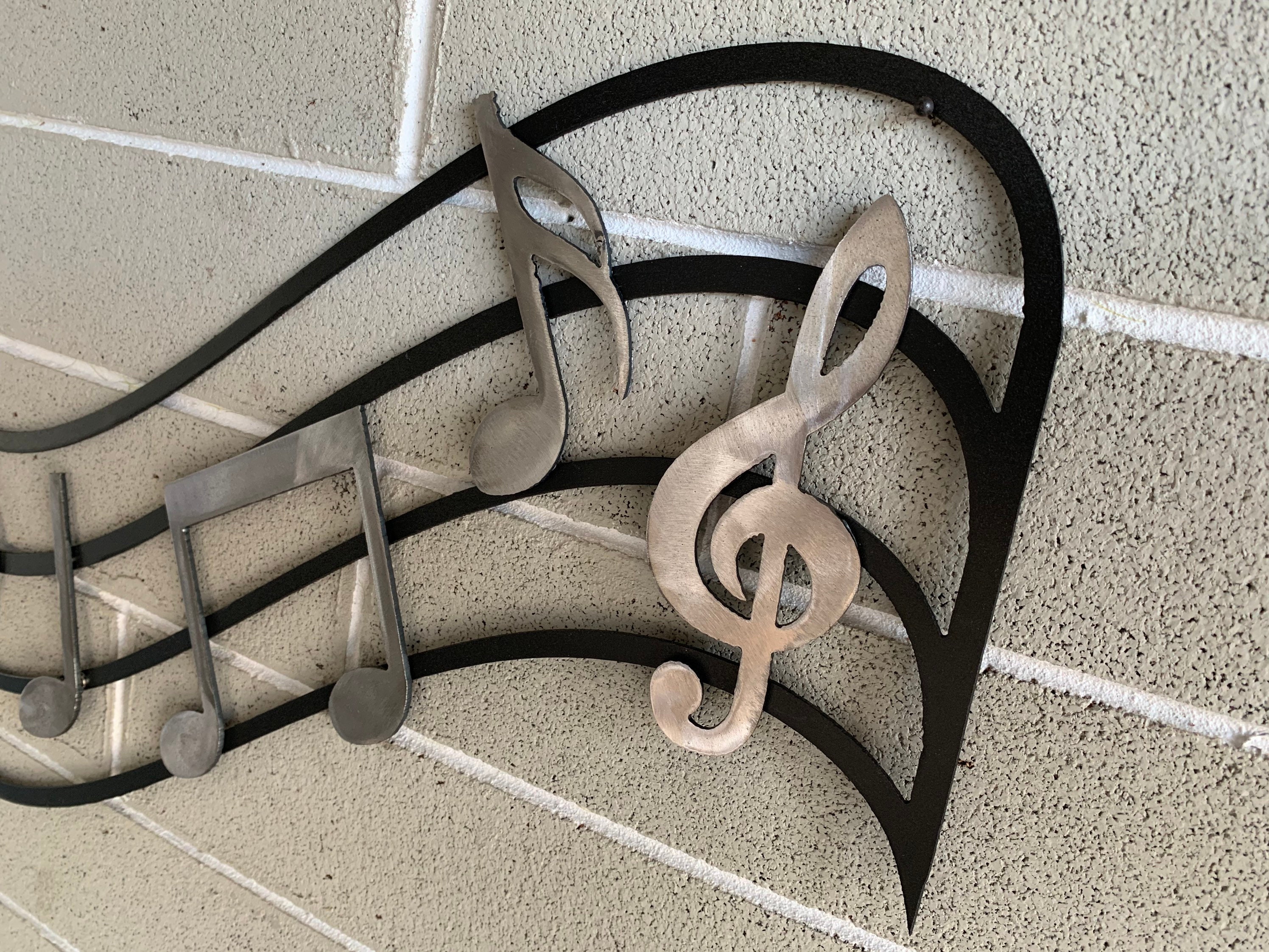 Metal Music Wall Art Hanging Music Art | Etsy