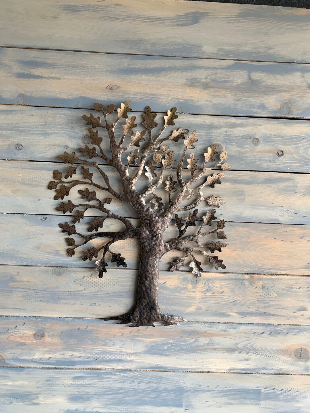 Beautiful Oak tree Metal Art Wall Art - Etsy
