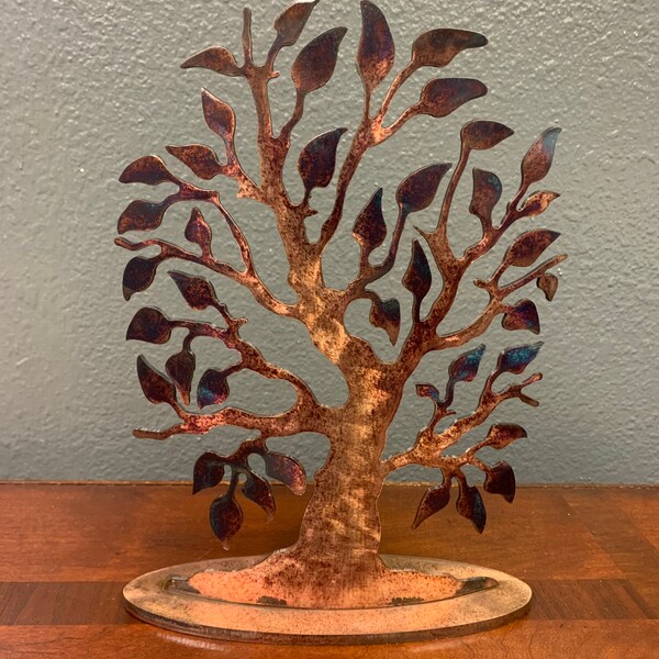 Metal Tree Sculpture - Etsy