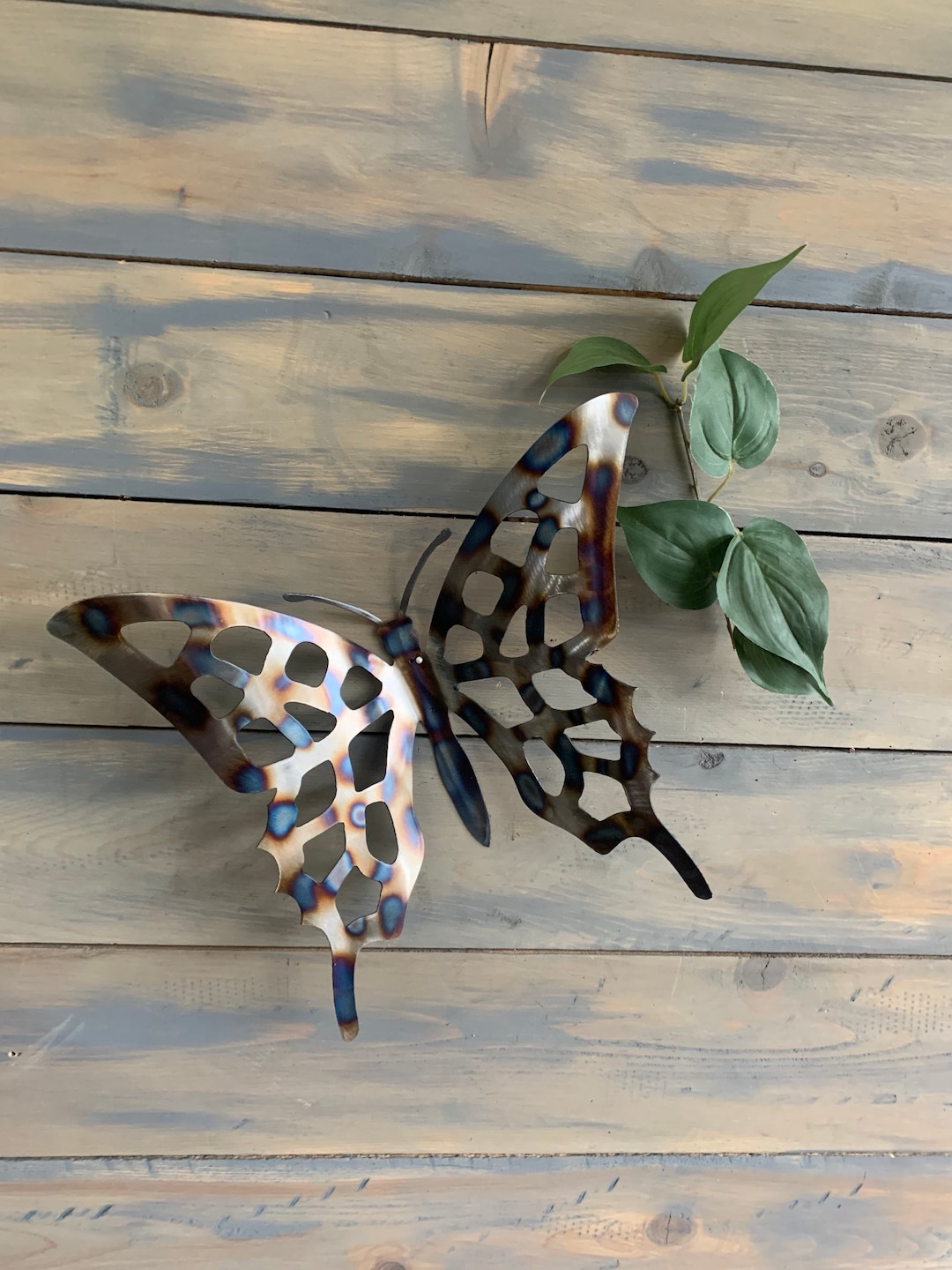 Metal Butterfly - Metal Art Butterfly -home Decor - Metal Art - Wall ...
