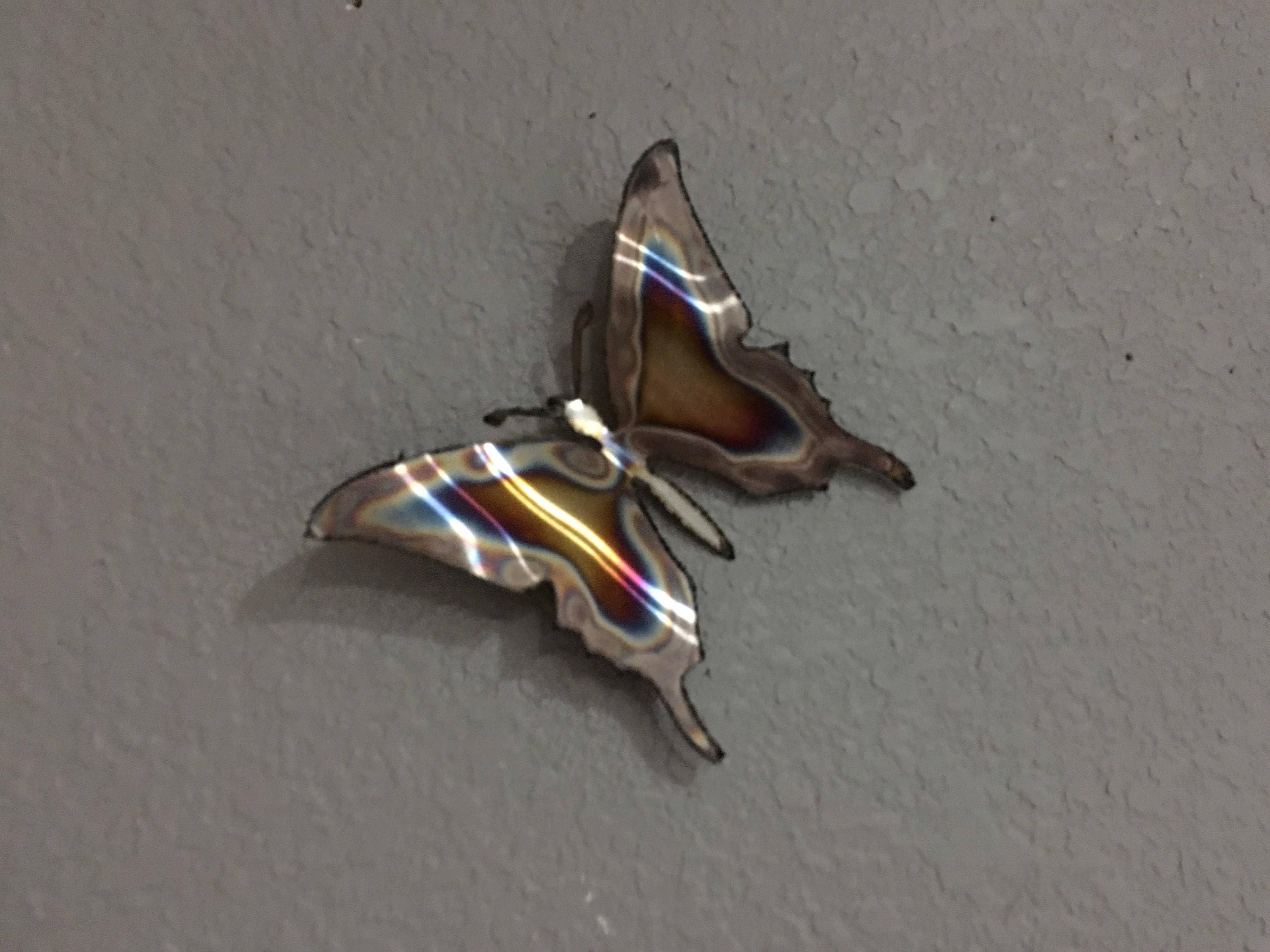 Set of 3 Butterflies - Metal Wall Art - Metal Butterflies - Home Decor ...