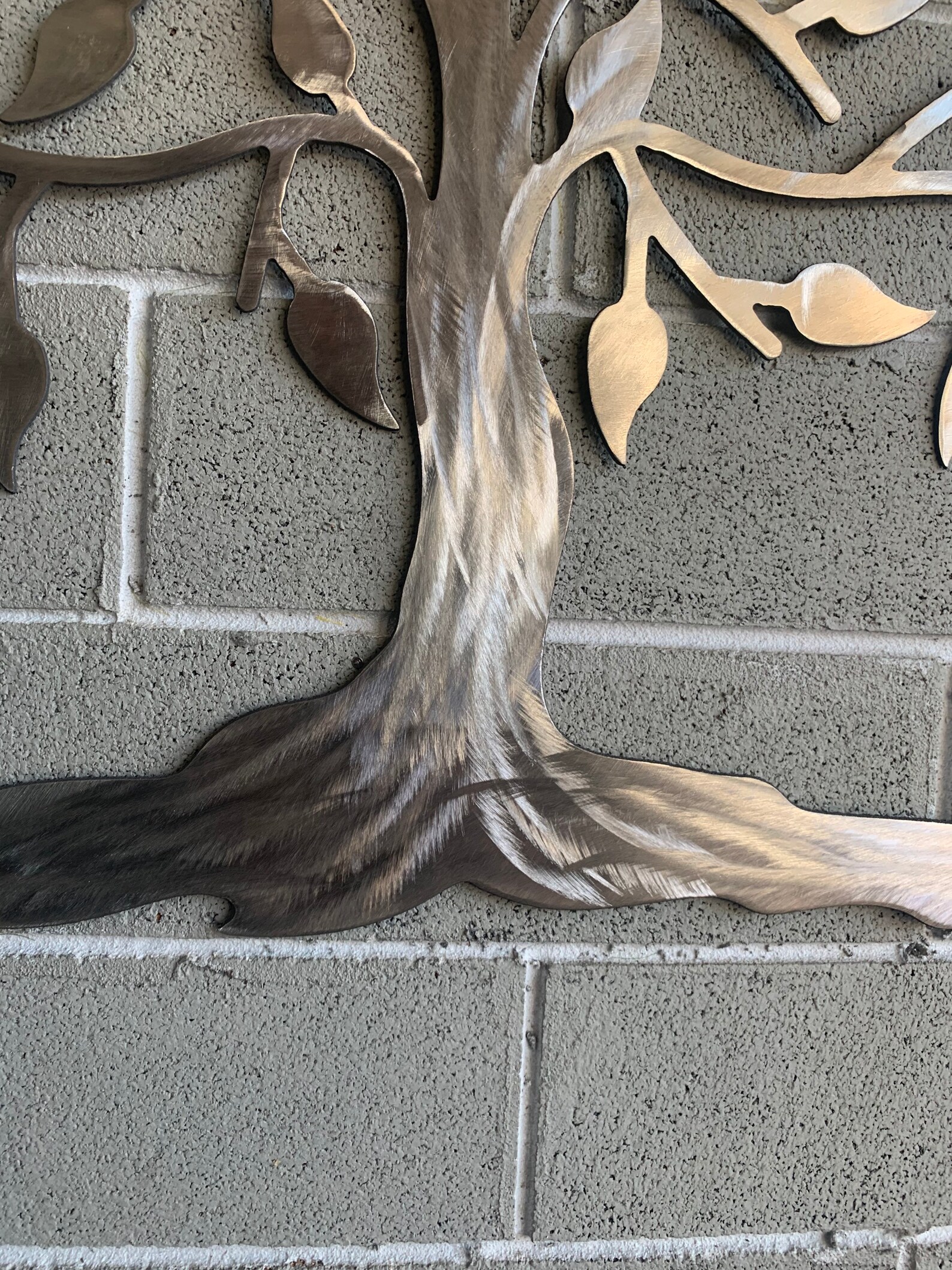 Silver Steel Treesilver Tree Sanded Steel beautiful Tree - Etsy