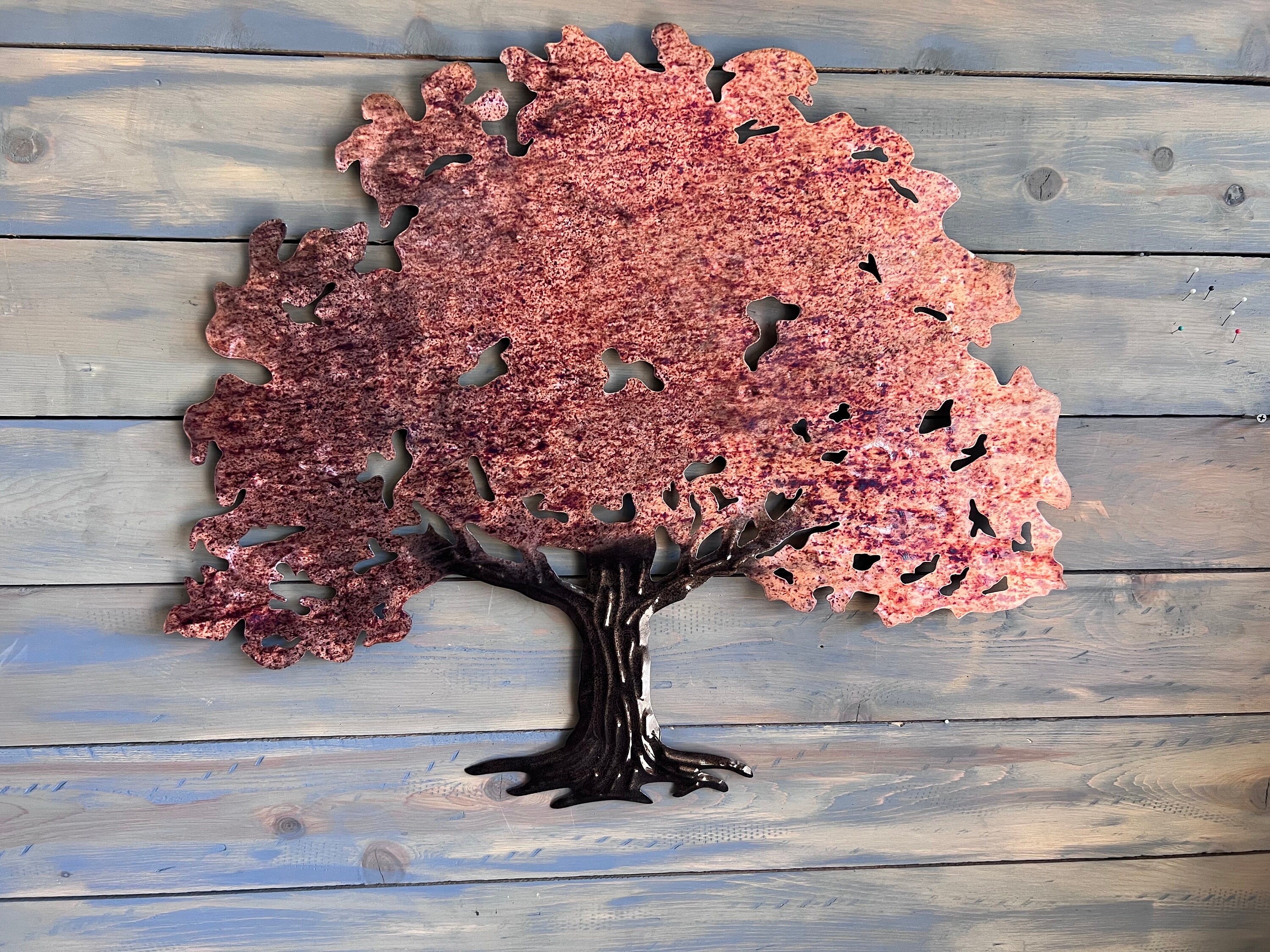 Metal Oak Tree Furniture Logo