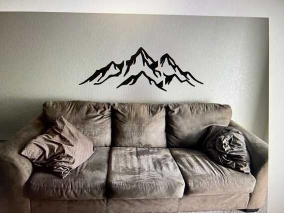 Metal Mountain Wall Display Mountain Art - Etsy