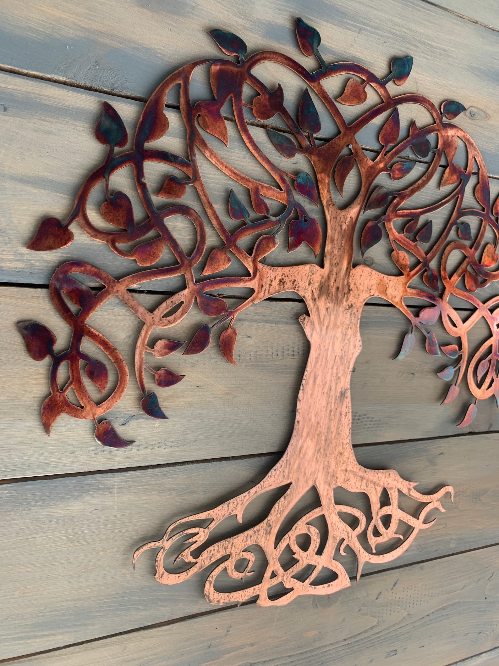 Tree of Life. Metal Wall Tree. Metal Wall Hanging Tree | Etsy