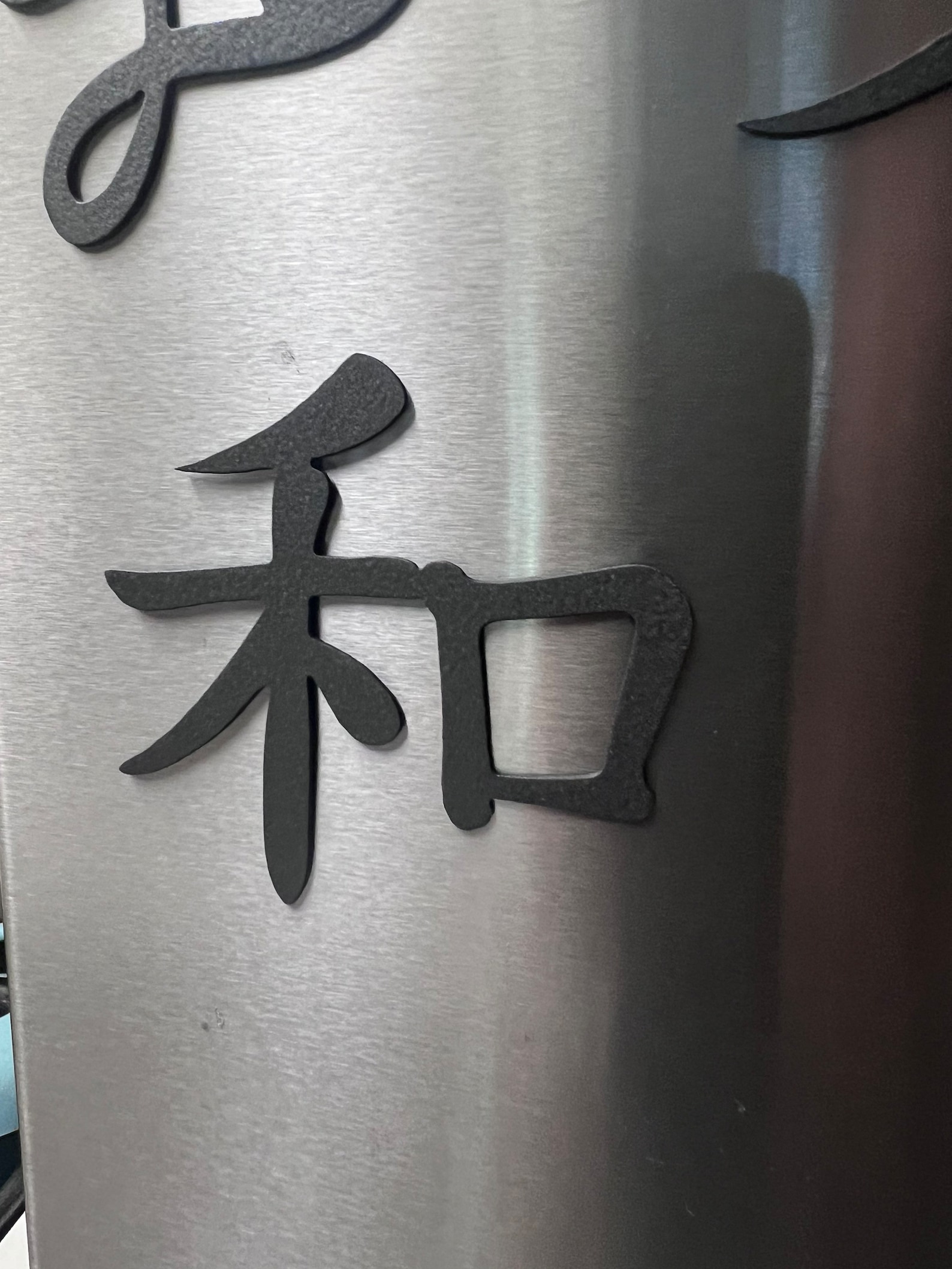 Japanese Kanji Refrigerator Magnets, Mini 4” Kanji Signs, Refrigerator ...
