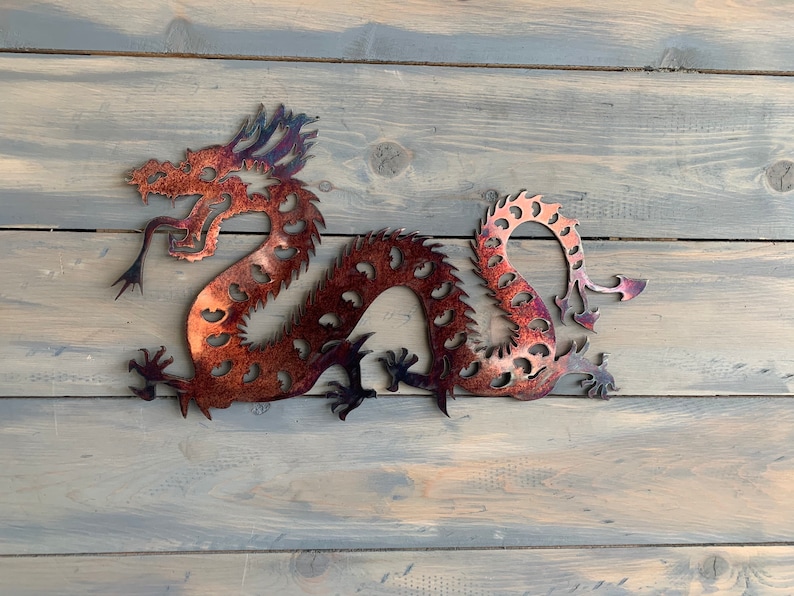 Metal Chinese Dragon Metal Dragon Dragon Zodiac Metal - Etsy