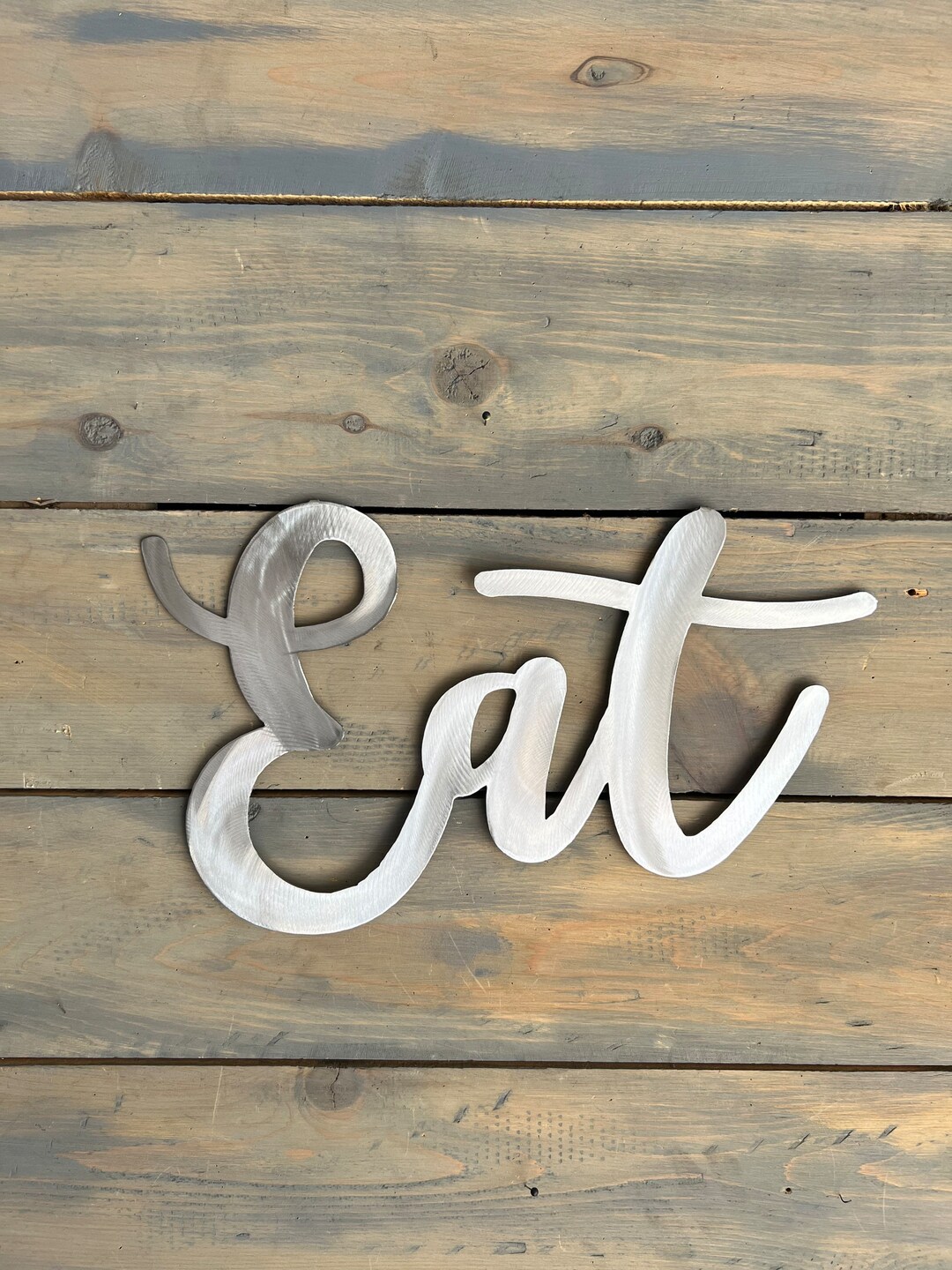 Metal Eat Sign, Kitchen Decoration, Kitchen Accents, Home Decor , Wall ...
