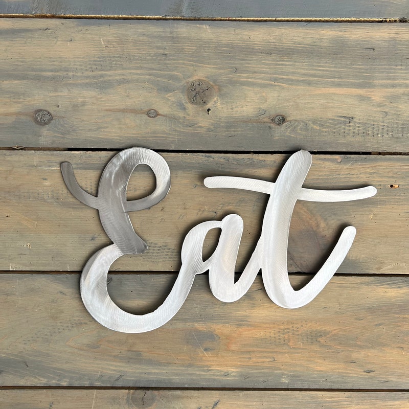 Copper Eat Sign - Etsy