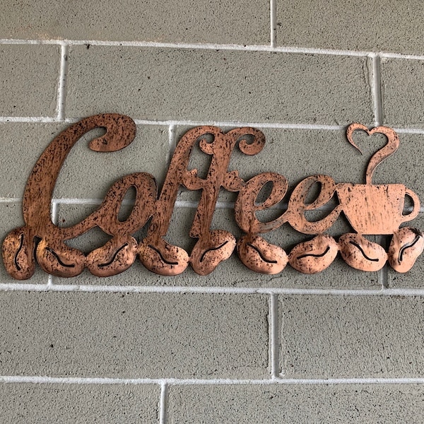 Metal Coffee Sign - Etsy