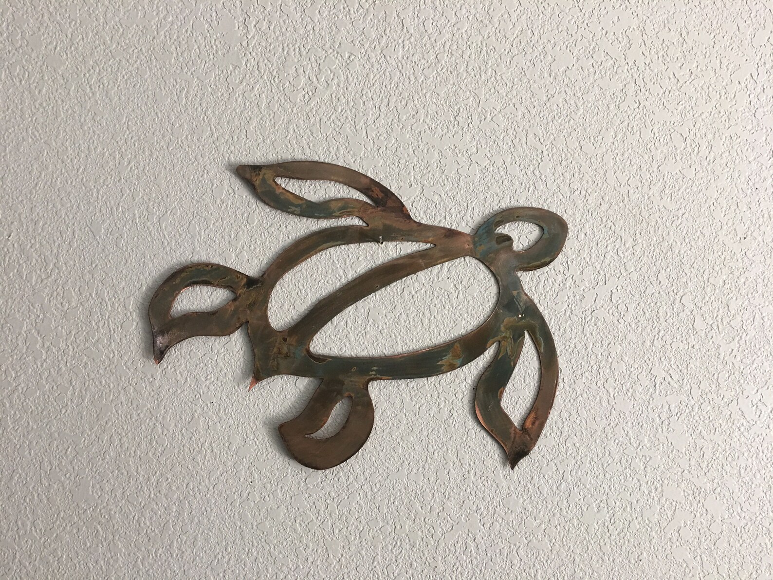 Sea Turtle Wall Art Home Decor Metal Wall Hanging | Etsy